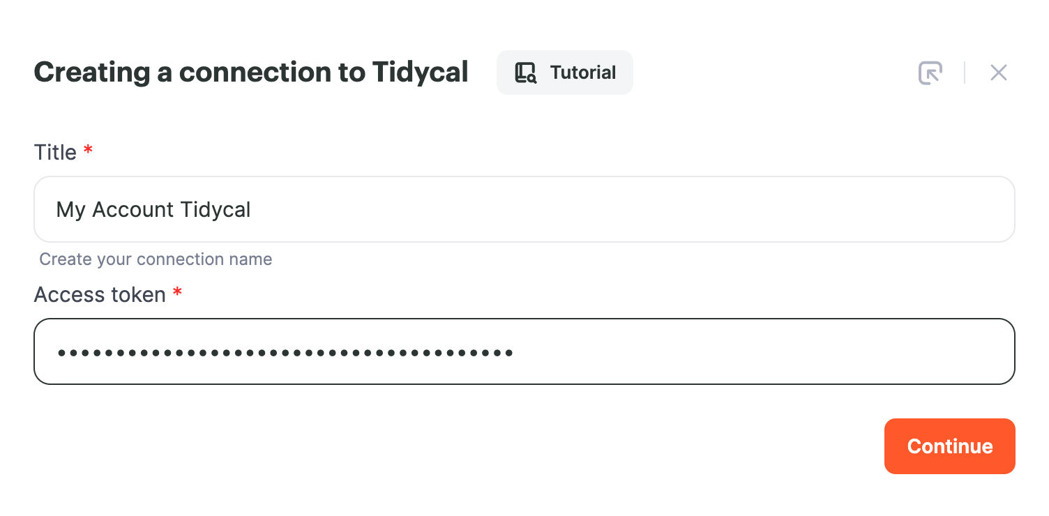 How to connect Tidycal to Albato | Albato